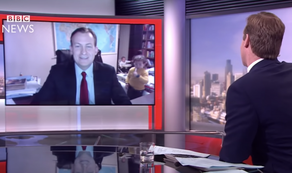 Children interrupt BBC interview - BBC News • The Syndrome Mag